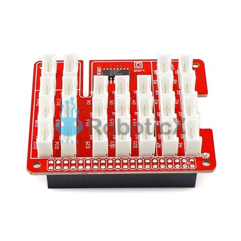 Base Shield For Raspberry Pi With Adc Chip Mcp3008 Roboticx