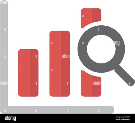 Analysis Graph Icon Isolated Stock Vector Images Alamy