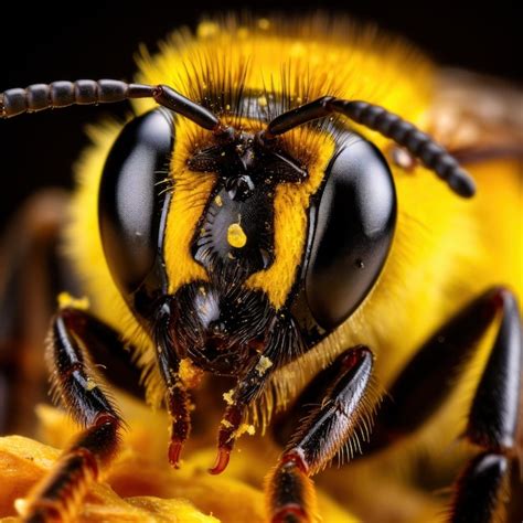 Premium Ai Image Extreme Close Up Shot Of An Insect Macro Photography