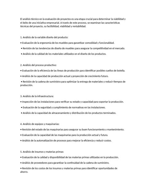 informe evaluacion de proyecto 2 pdf