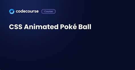 Css Animated Poké Ball