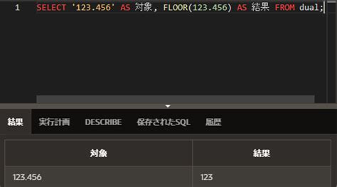 【oracle】切り捨てを行う（trunc関数・floor関数） Stellacreate