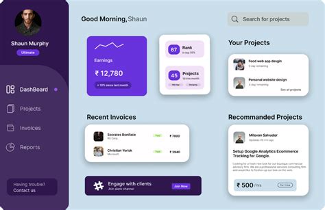 Freelancer Dashboard Figma