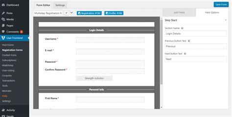 How To Create A Multistep Registration Form Wedevs