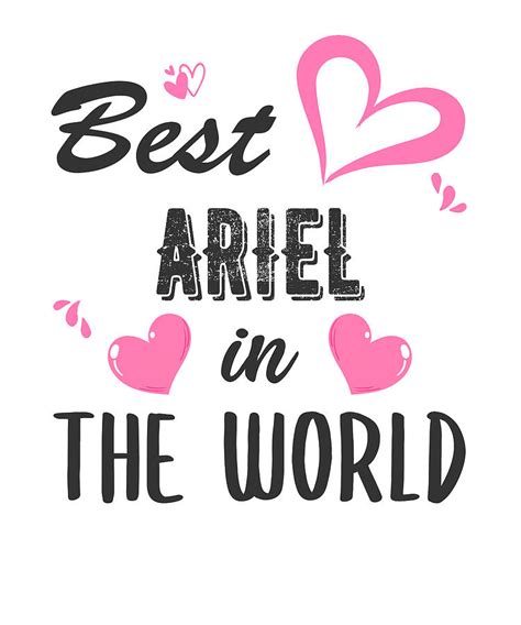 Ariel Name Best Ariel In The World Digital Art By Elsayed Atta Pixels
