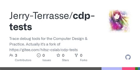 Github Jerry Terrassecdp Tests Trace Debug Tools For The Computer Design And Practice