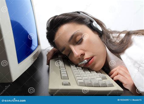 Workaholic Imagen De Archivo Imagen De Dormite Fondo 9234397
