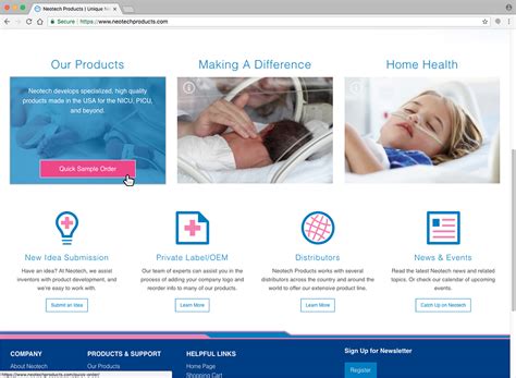 Free Product Samples For Neonatal And Pediatric Care Neotech Products