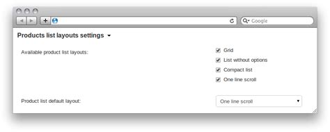 One Line Scroll Layout CS Cart Add On By Cart Power