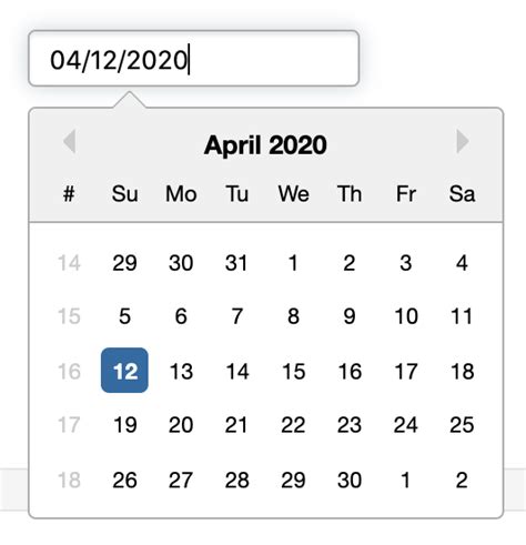 Datepicker Display Week Numbers · Issue 4606 · Muimui X · Github