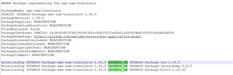 Python Go Poetry Dependencies Listed In METADAT File Are Not Displayed In SPDX File Issue