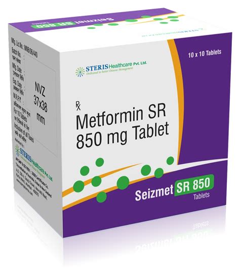 Metformin Sr 850mg Tablet At Rs 35stripe Diabetic And Endocrinology