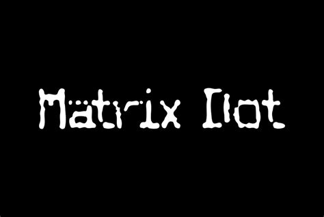 Matrix Dot Font Fontpath