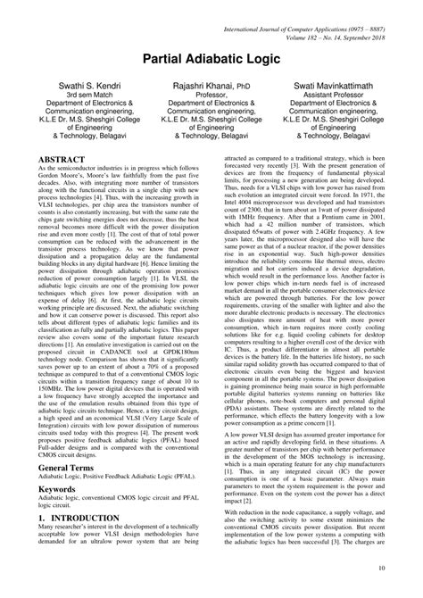 pdf partial adiabatic logic