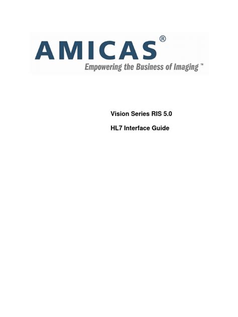 Hl7 Interface Guide Pdf Data Computer Data