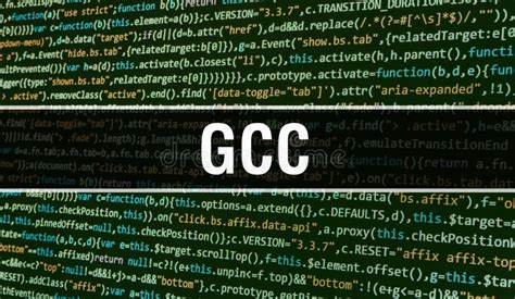 Gcc Concept With Random Parts Of Program Code Gcc With Programming