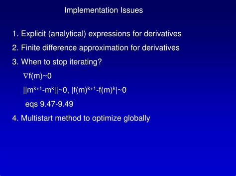 Ppt Newtons Method Applied To A Scalar Function Newtons Method For