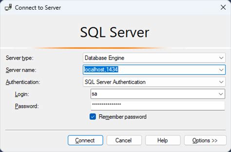 Container Installing SQL Server Into Docker