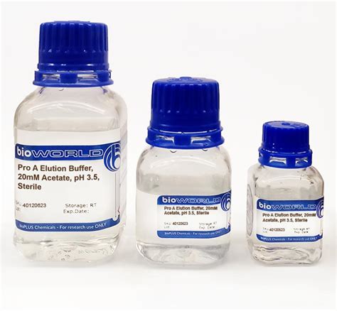 Pro A Elution Buffer 20mm Acetate Ph 35 Sterile Bioworld