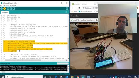 Program 16x2 Character Lcd Display With Arduino Youtube