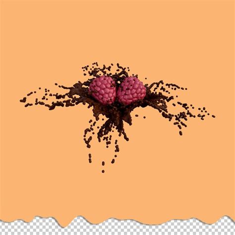 Premium Psd Realistic 3d Render Of Raspberry Fruit Best For Commercial And Design Purpose