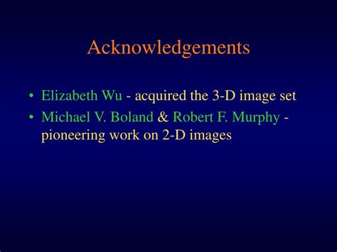 Ppt Classification Of Protein Localization Patterns In 3 D Powerpoint