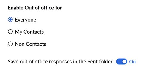 Configuração De Mensagens De Ausência Temporária Zoho Mail