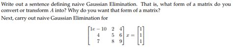 solved write out a sentence defining naive gaussian