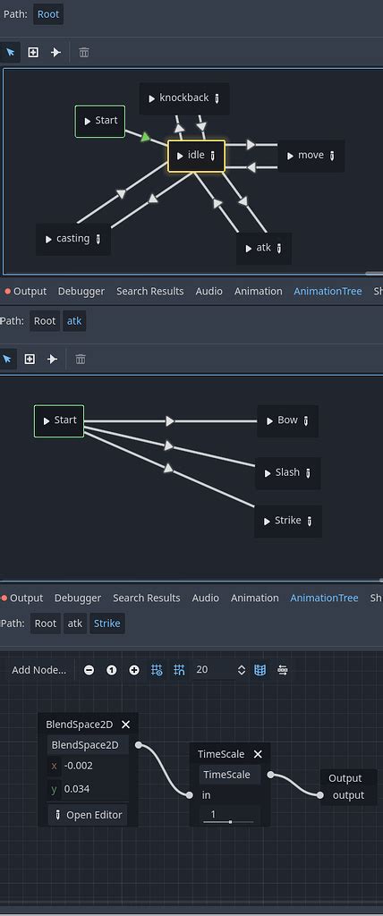 how to travel to second node of animationtree in code help godot forum