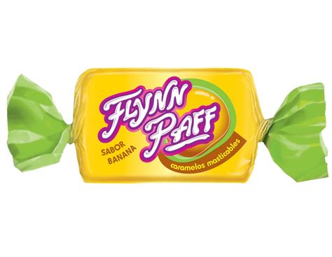 Caramelos Flynn Paff Banana Flavored Soft Candy 560 G 1975 Oz Box