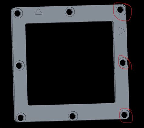 solved odd hole pattern issue ptc community