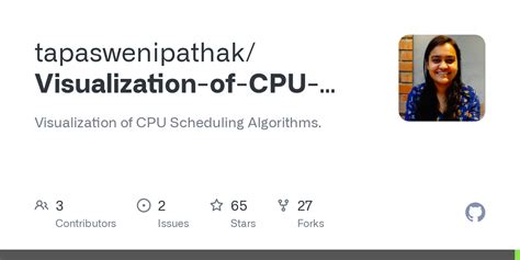 Github Tapaswenipathakvisualization Of Cpu Scheduling Algorithms