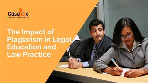 The Impact Of Plagiarism In Legal Education And Law Practice