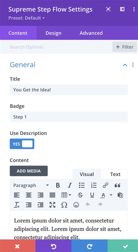 divi supreme step flow module divi supreme