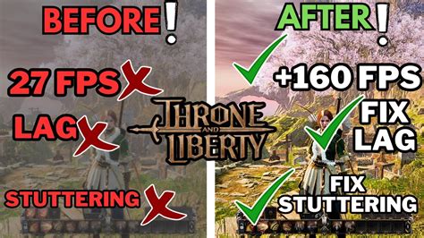 Ultimate Throne and Liberty FPS Boost: Fix Lag & FPS Drops Now! - YouTube