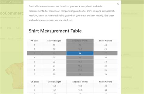 10 best woocommerce product size chart plugins 2024 with video