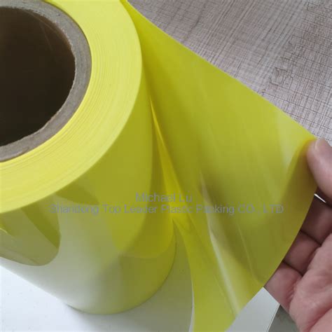 제약 물집 팩 용 레몬 컬러 pvc 필름 의 고품질 제약 물집 팩 용 레몬 컬러 pvc 필름