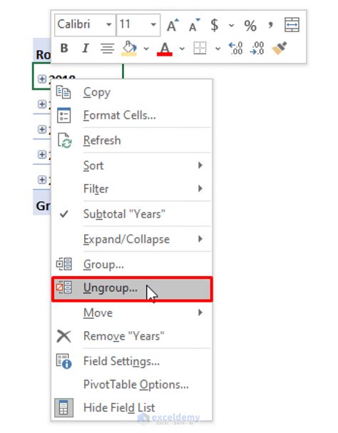 remove time from date in pivot table in excel a step by step analysis