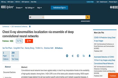 Chest X Ray Abnormalities Localization Via Ensemble Of Deep Convolutional Neural Networks