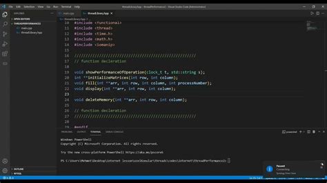 Cpp Programlama Ders 23 Threadin Kullanımı Örnek 2 Part 1 Youtube