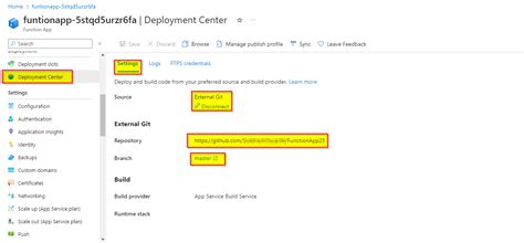 Azure How To Configure Deployment Center Configuration In ARM