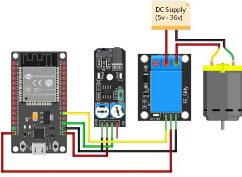 automation using ky 032 ir obstacle avoidance sensor and motor ezlopi