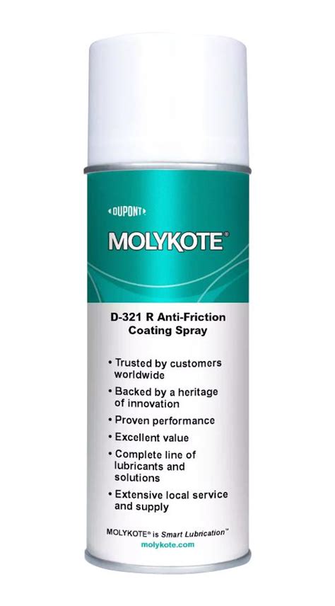 Molykote D 321 R 400ml Molykote Coating Spray Metals General Purpose