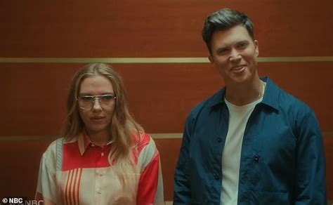 Snl Fans Go Wild Over Scarlett Johansson And Colin Josts Adorable Moment During Season Finale