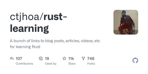 GitHub Ctjhoa Rust Learning A Bunch Of Links To Blog Posts Articles Videos Etc For