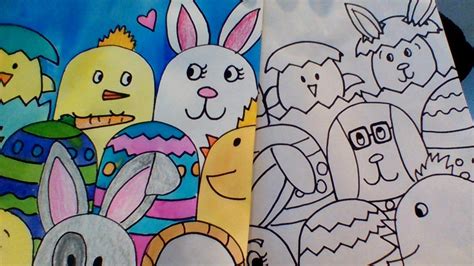 3rd And 4th Grade Easter Art Project With Overlapping Youtube