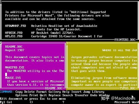 回顾一下历代ms Dos 知乎
