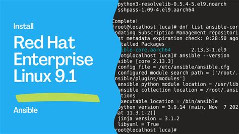 How To Install Ansible In Redhat Enterprise Linux Rhel 91 Ansible