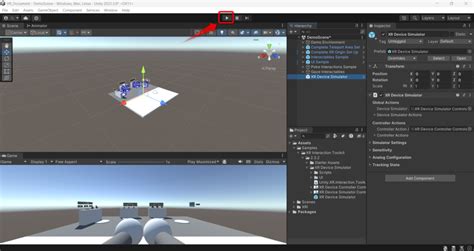 Unityのvr開発ツール「xr Interaction Toolkit」の導入、demoscene、xr Device Simulator
