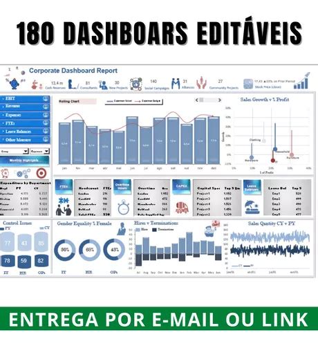 Arquivo Em Tabela 180 Excel Dashboard Editavel